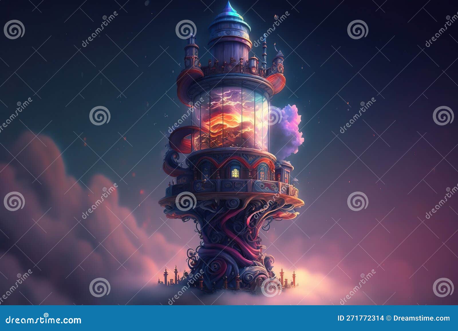 The Awesome Tower of Logical Conclusions Stock Illustration ...