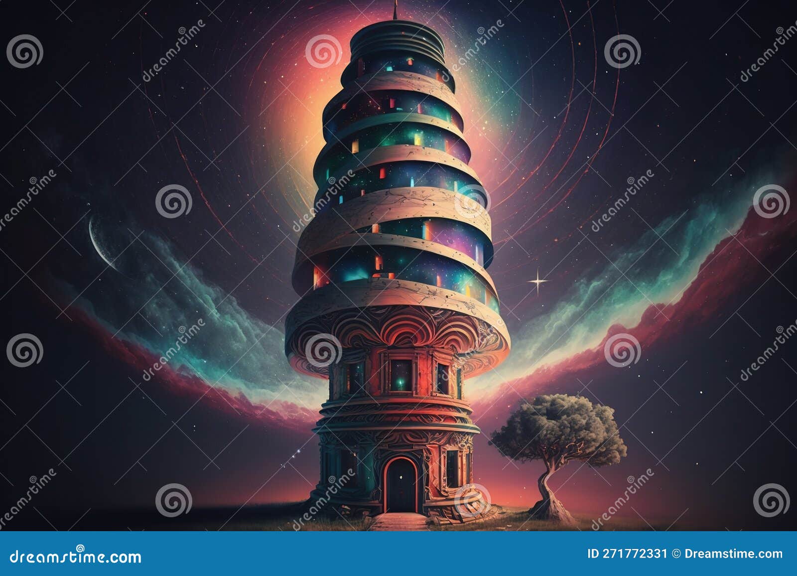 The Awesome Tower of Logical Conclusions Stock Illustration ...