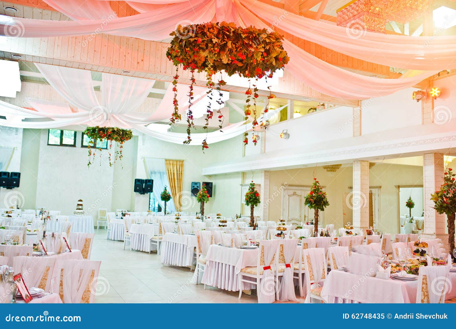 Awesome wedding hall stock image. Image of ceiling, dining - 62748435