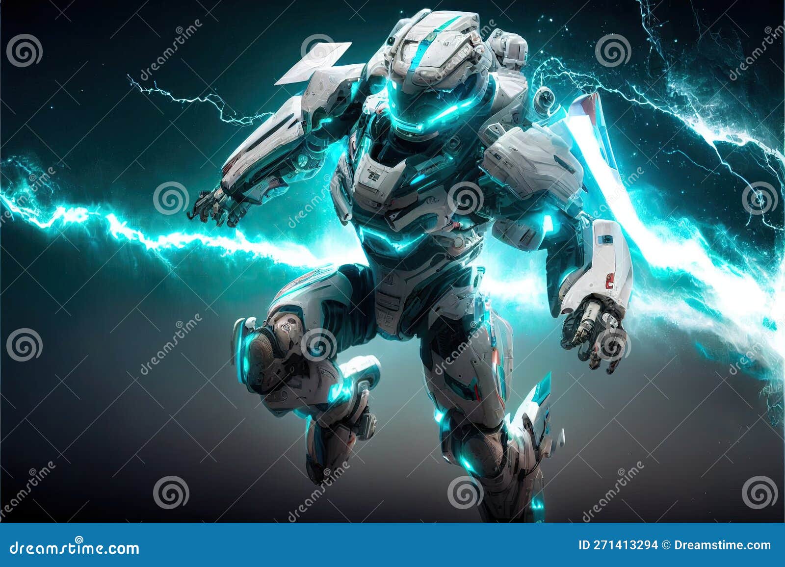 Robot Moving Shipping Boxes Stock Photography | CartoonDealer.com #13419116