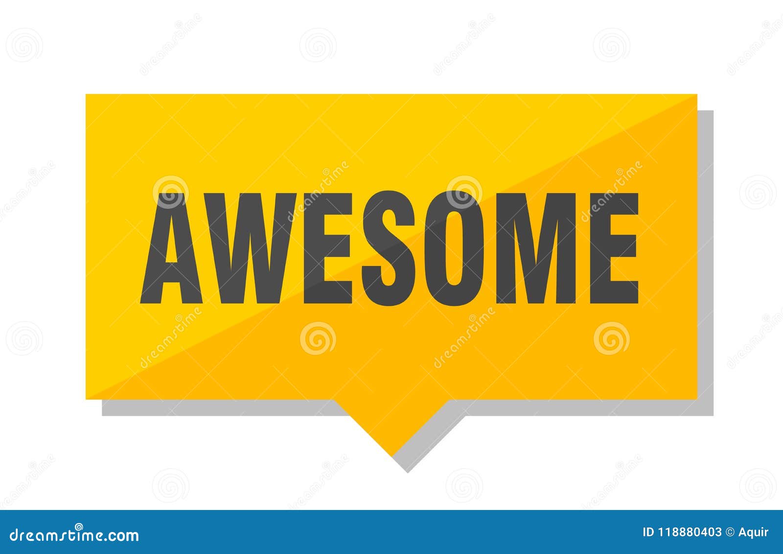 Awesome price tag stock vector. Illustration of vector - 118880403