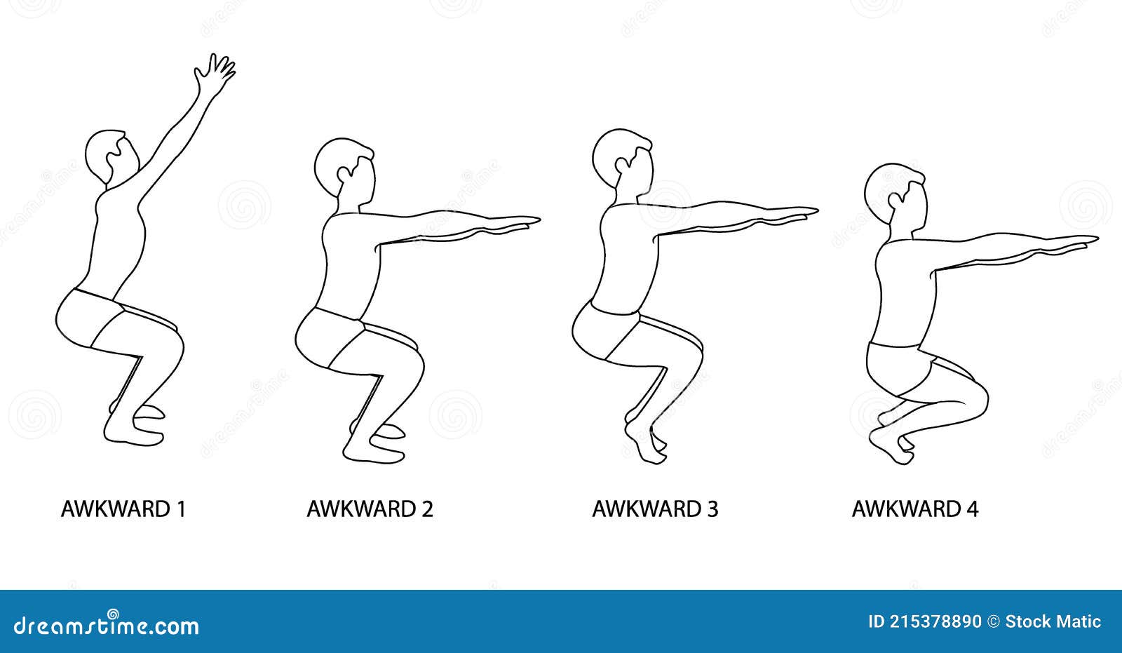 Man Doing An Awkward Floor Exercise Royalty-Free Stock Photo ...