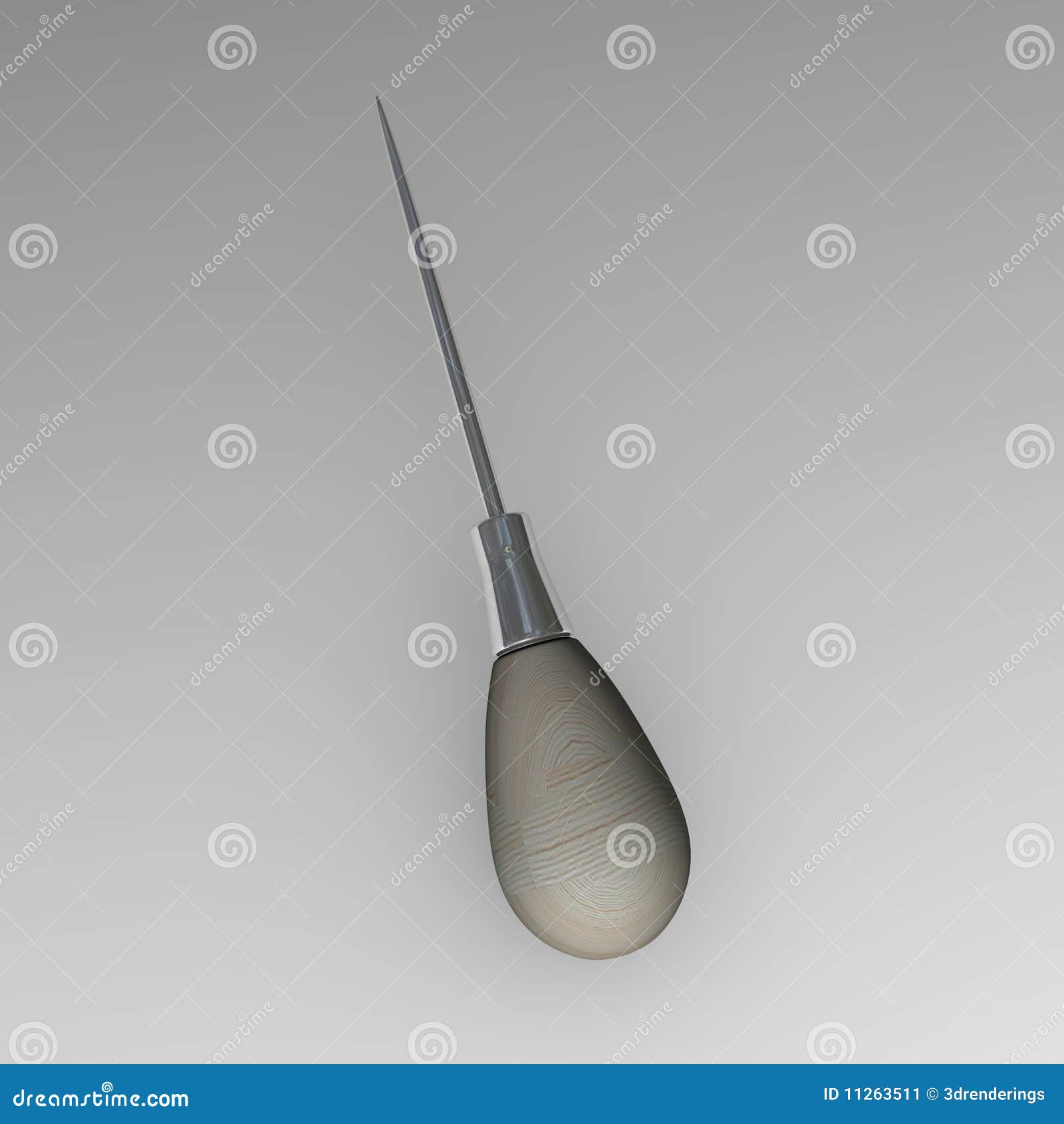 Awl stock illustration. Illustration of render, computer - 11263511