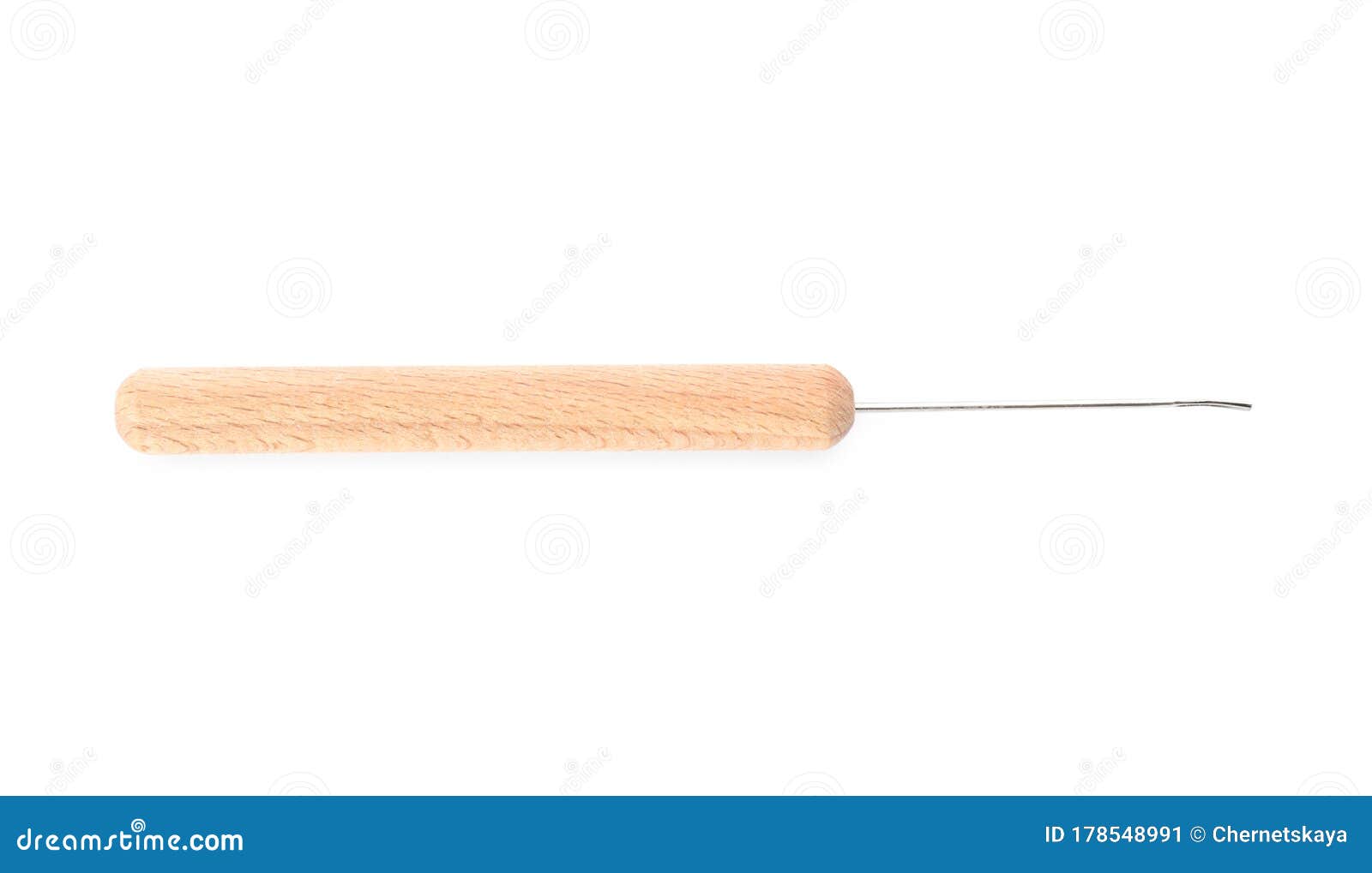 Awl for Leather Working Isolated on White Stock Image - Image of ...