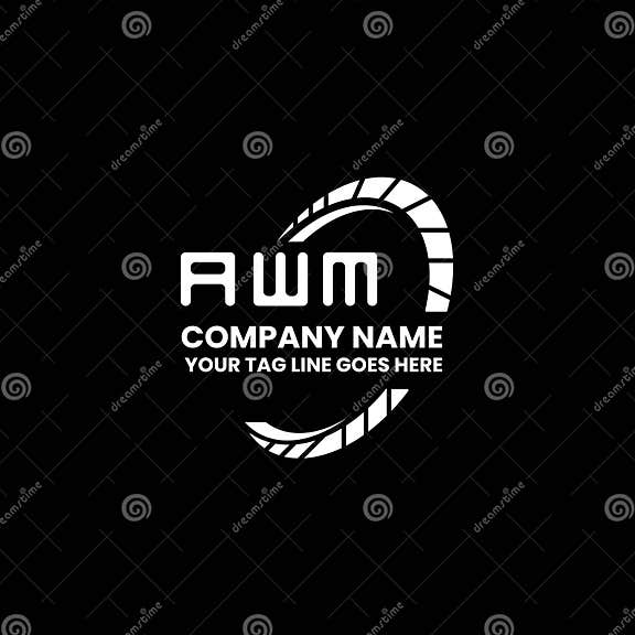 AWM Letter Logo Creative Design with Vector Graphic, AWM Stock Vector ...