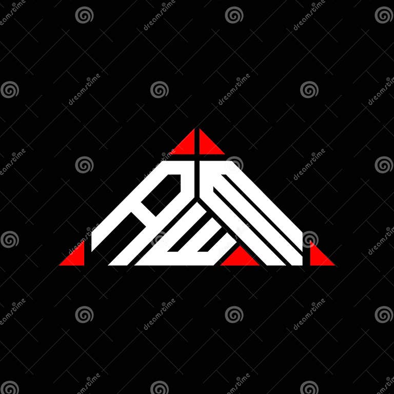 AWM Letter Logo Creative Design with Vector Graphic, AWM Simple and ...