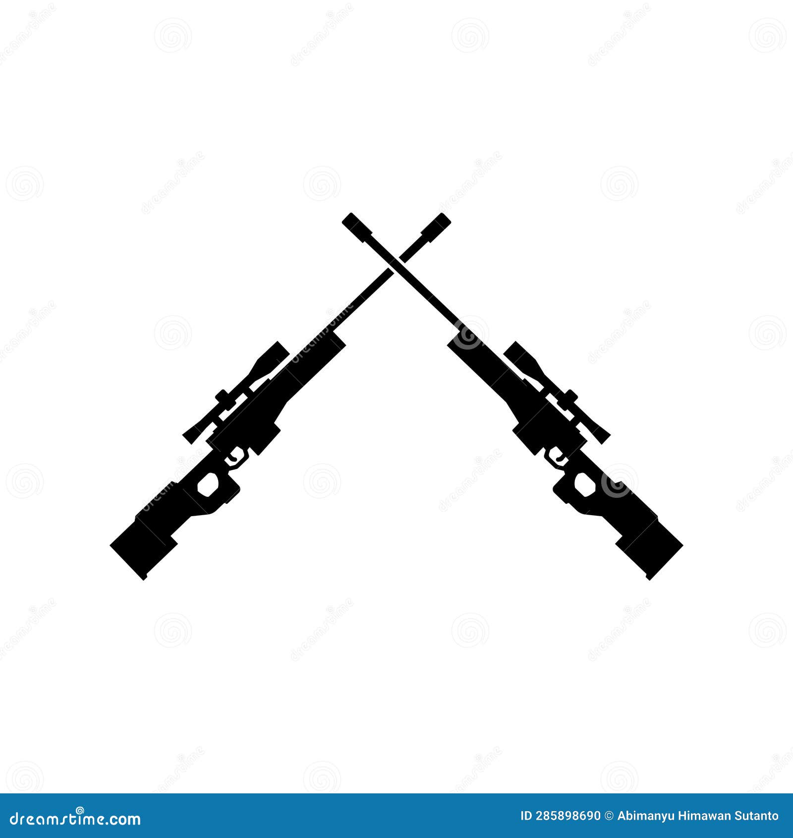 AWM weapon icon vector stock vector. Illustration of aiming - 285898690