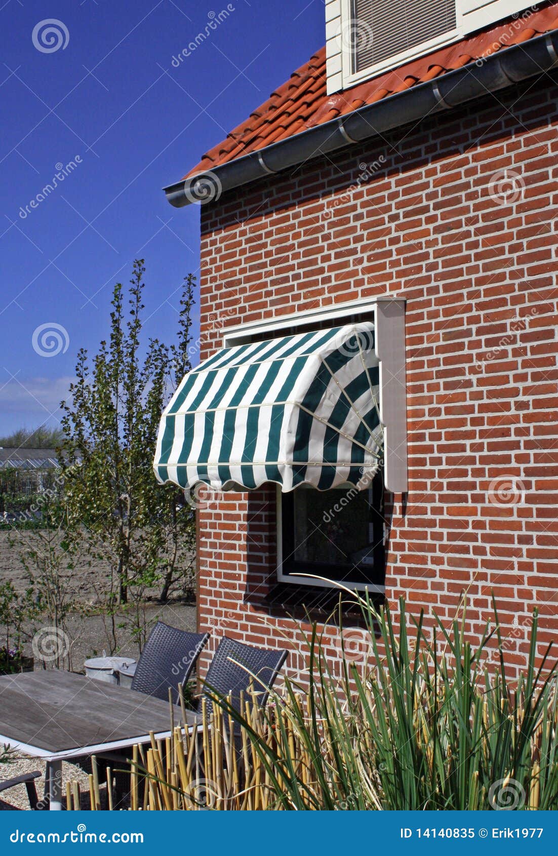 Awning stock image. Image of awnings, cotton, protecting - 14140835