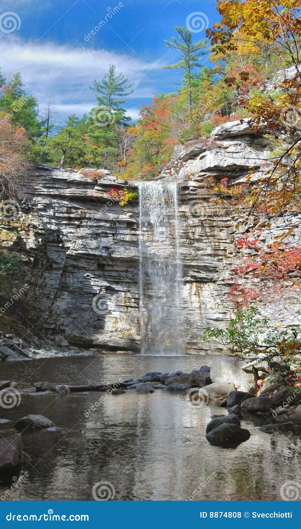 Awosting Falls In Minnewaska State Park Reserve , Upstate NY, USA ...