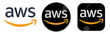 AWS, Amazon Web Services App Icon Set, Cloud Computing Platform ...