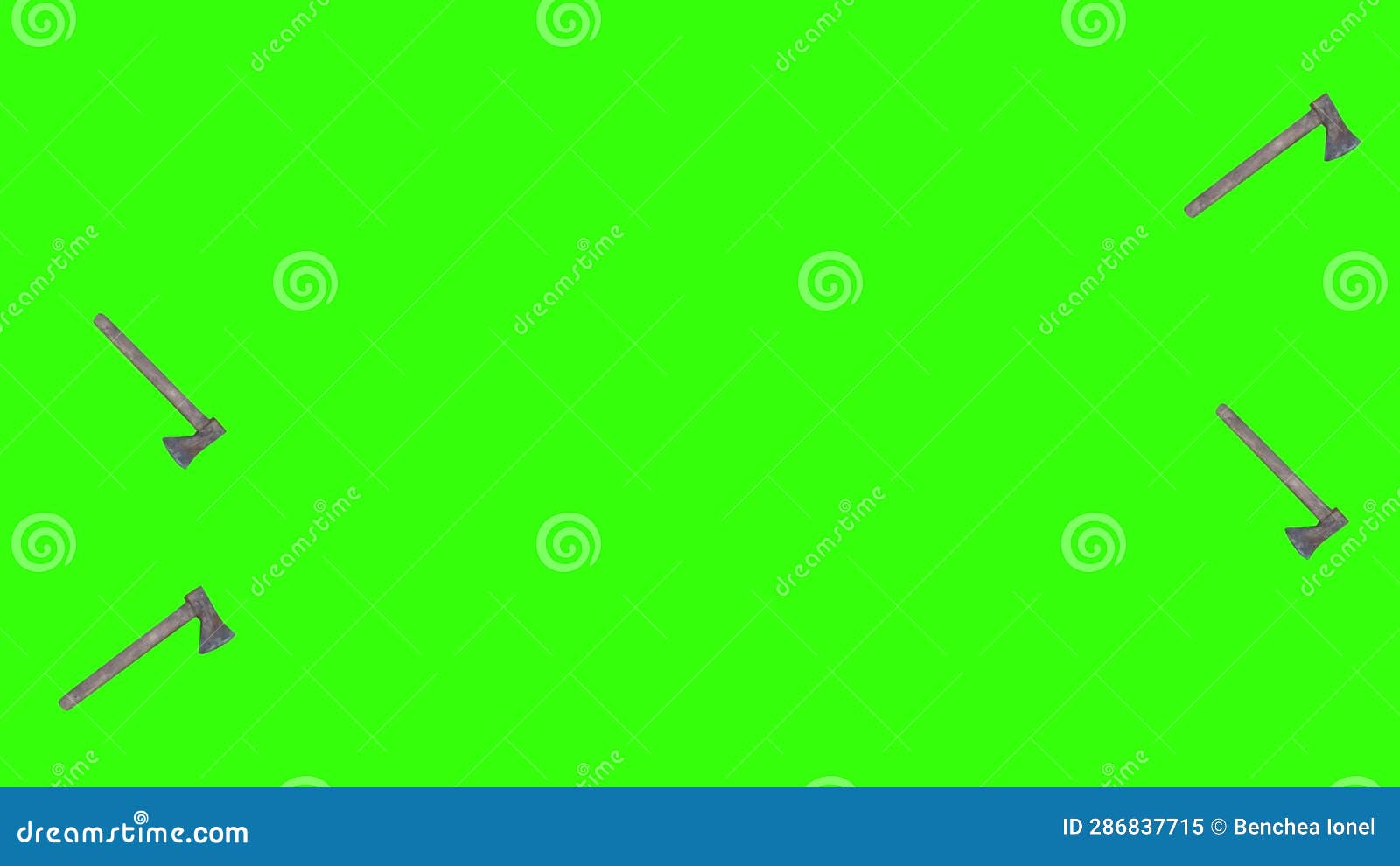 Ax Hatchet Tools Animation on Green Screen, Graphic Source Stock Video ...