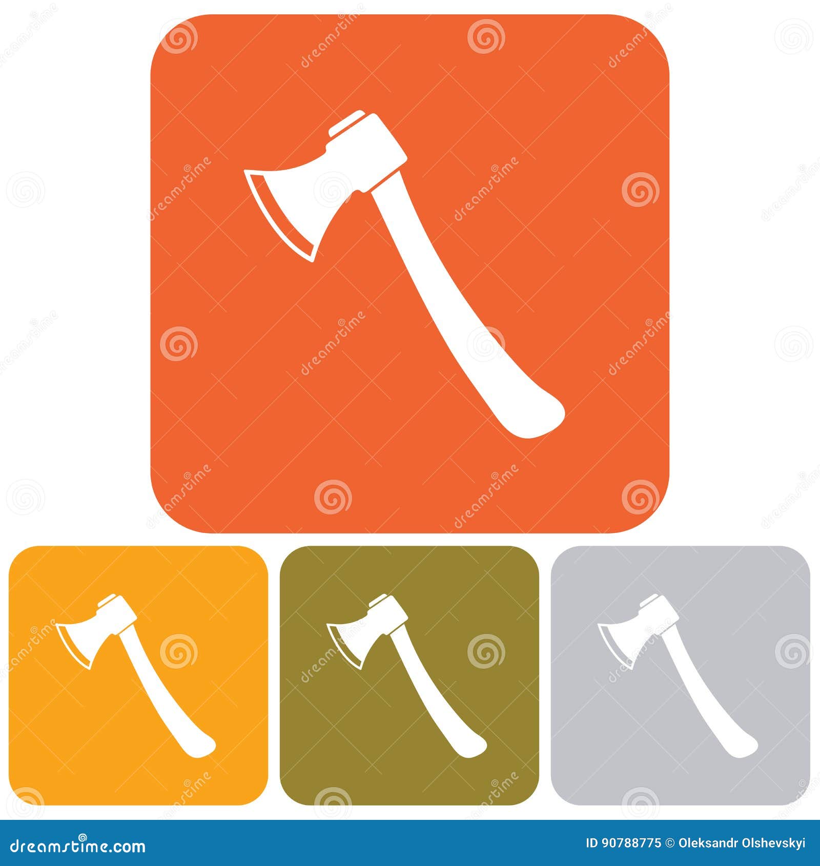 The ax icon. Ax symbol stock vector. Illustration of icon - 90788775