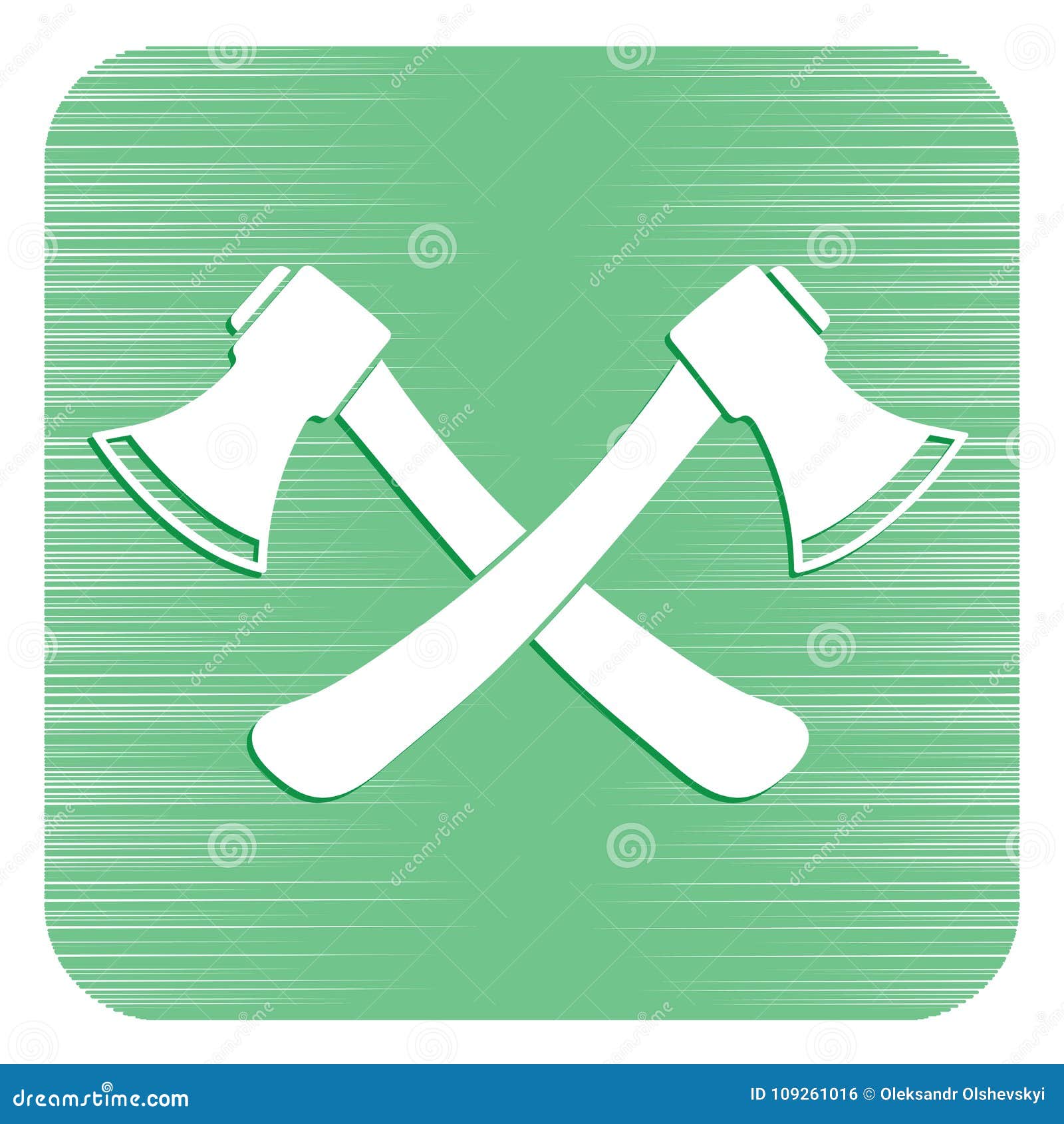 The ax icon. Axe symbol stock vector. Illustration of tool - 109261016