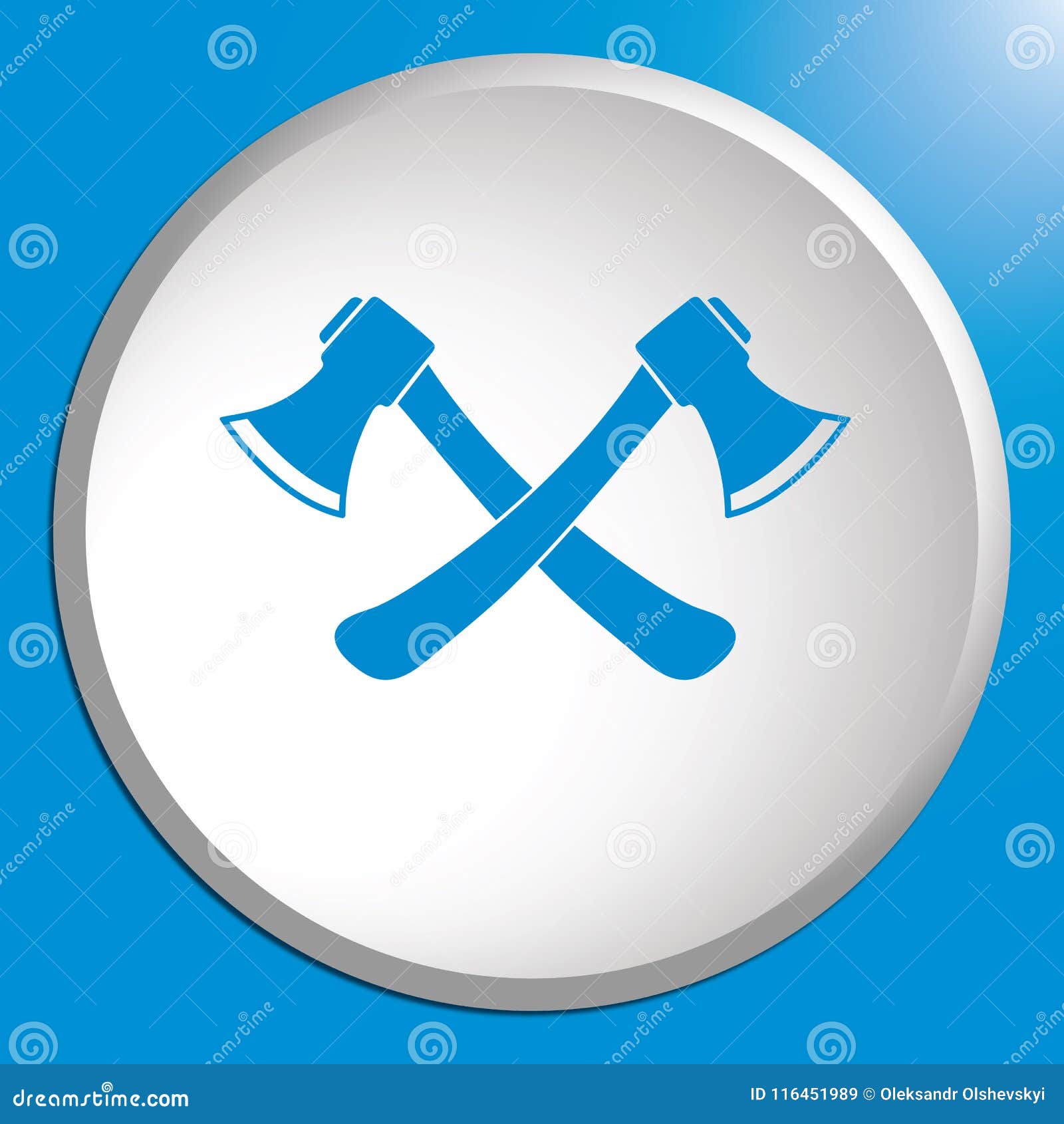 The ax icon. Axe symbol stock vector. Illustration of construct - 116451989