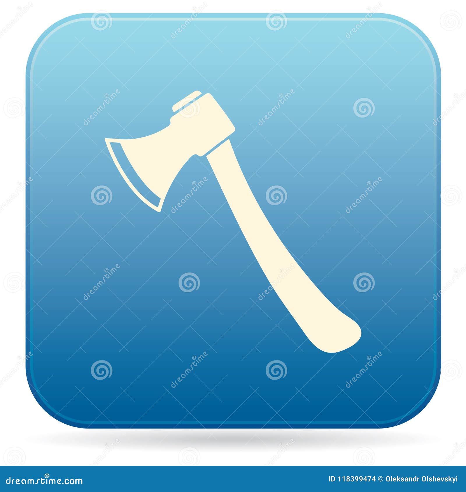The ax icon. Axe symbol stock vector. Illustration of page - 118399474