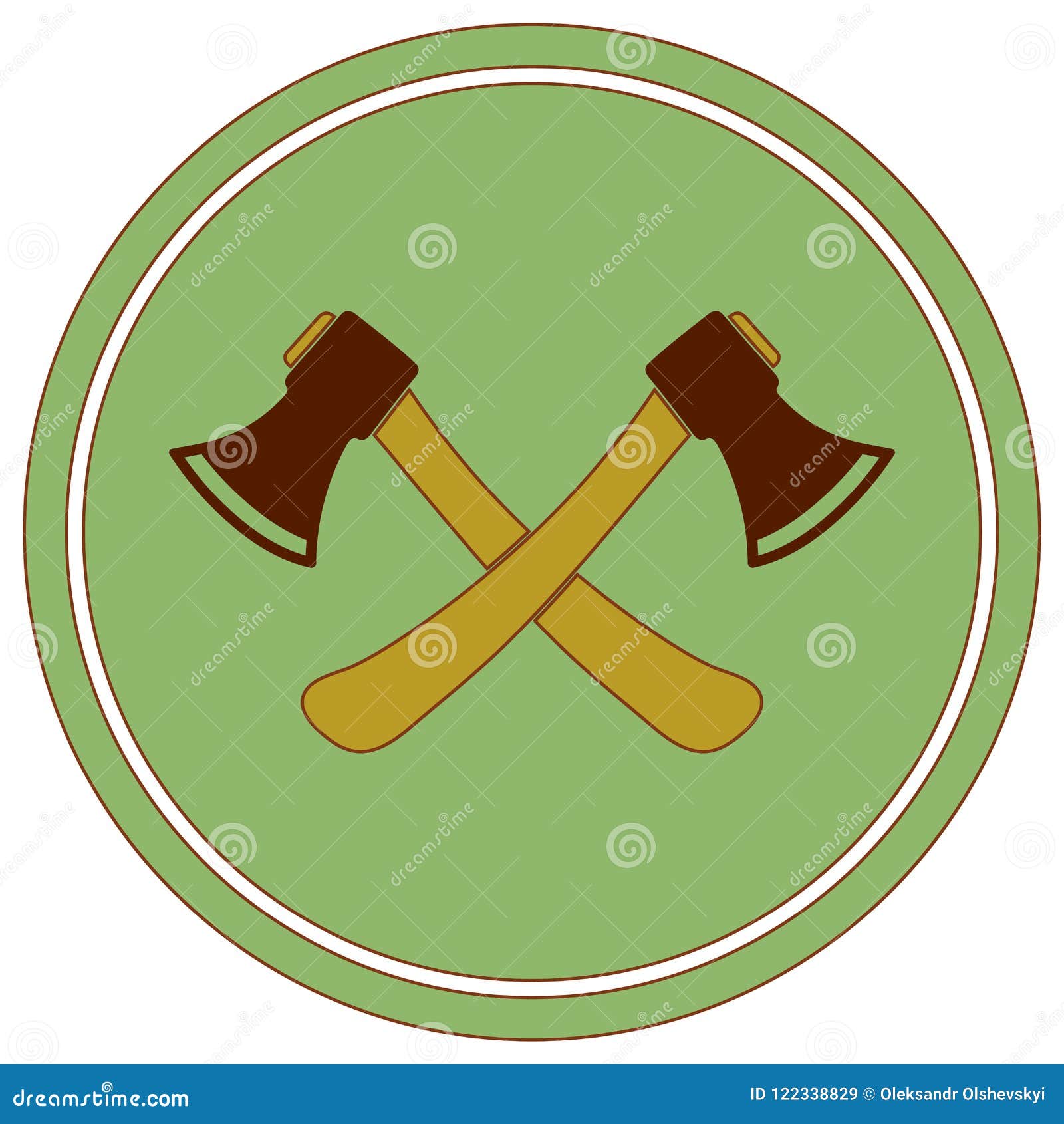 The ax icon. Axe symbol stock vector. Illustration of construct - 122338829