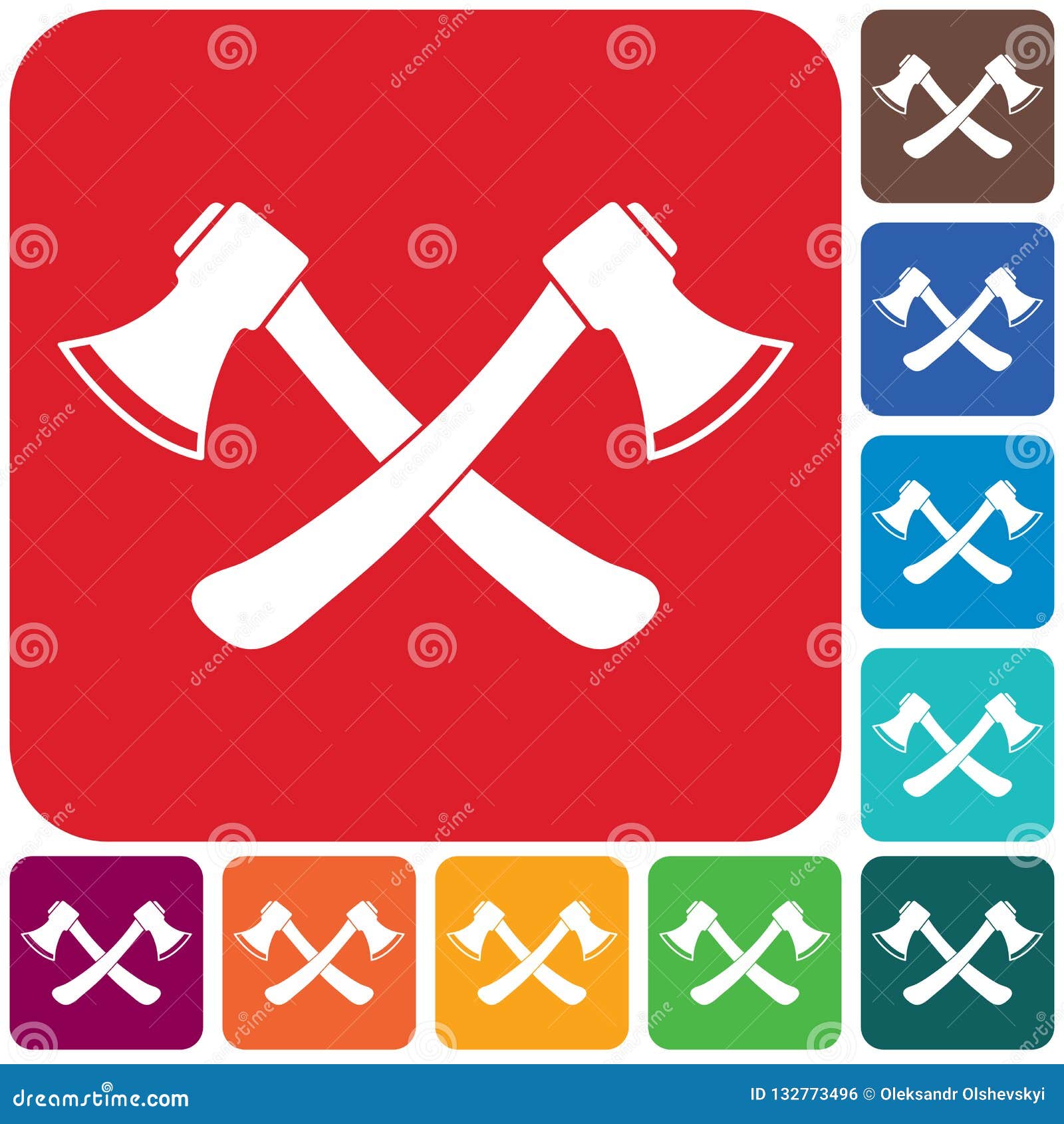 The ax icon. Axe symbol stock vector. Illustration of sign - 132773496