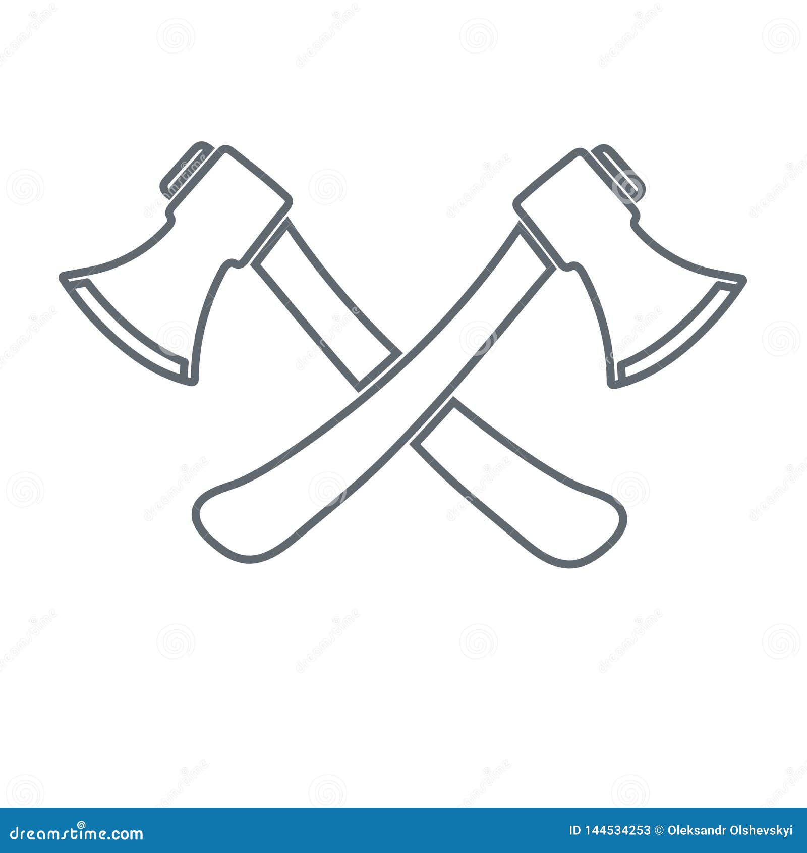 The ax icon. Axe symbol stock vector. Illustration of icon - 144534253