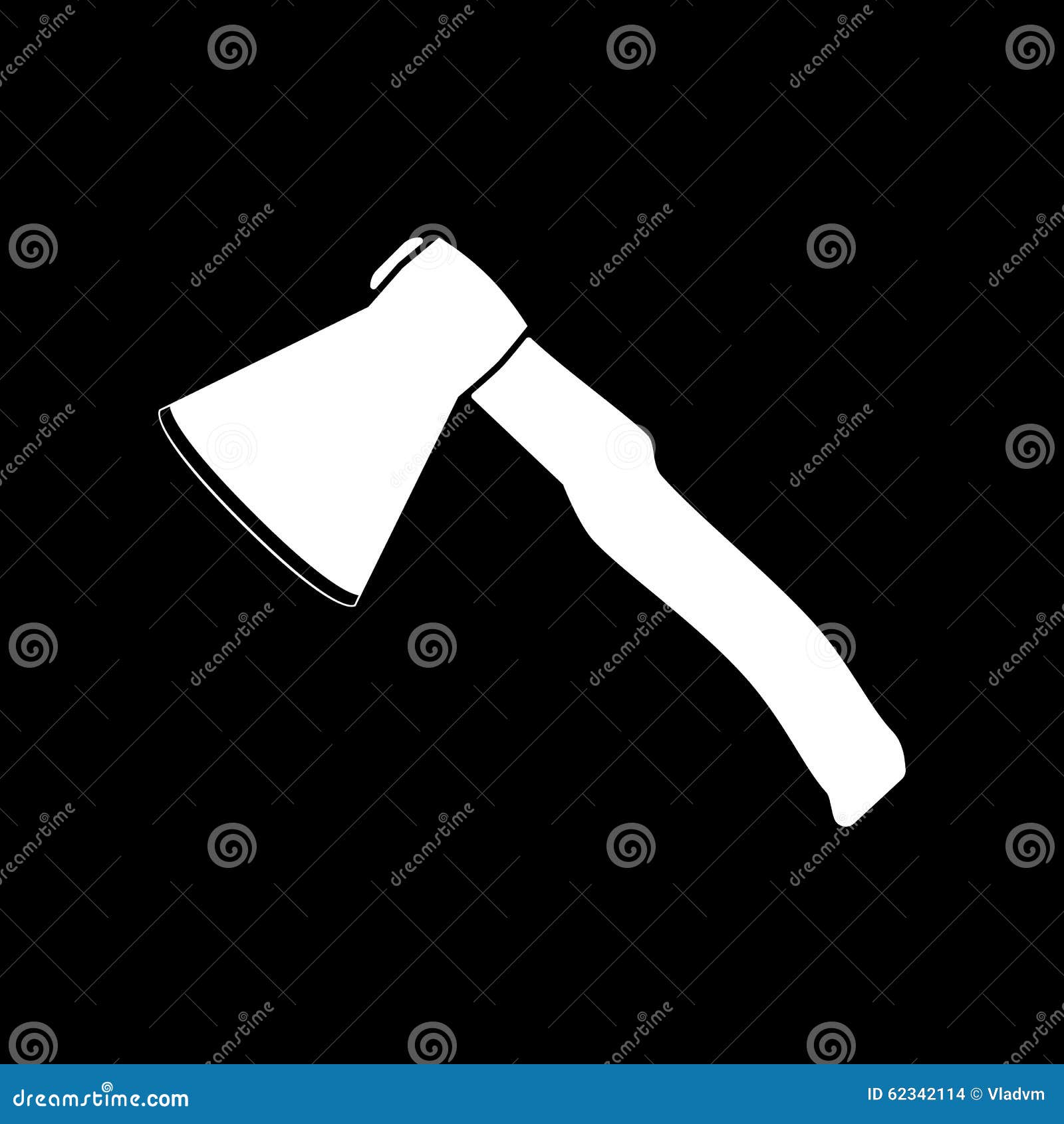 The ax icon. Axe symbol stock illustration. Illustration of ...