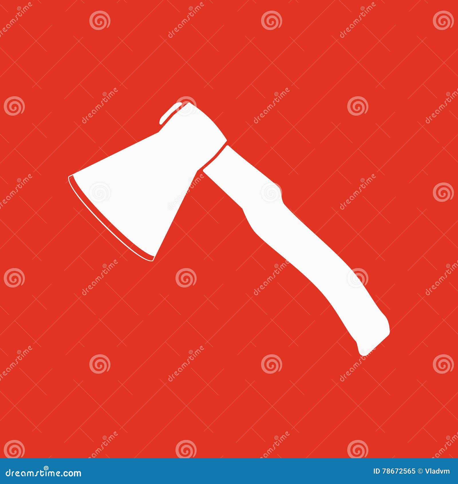 The ax icon. Axe symbol stock vector. Illustration of metal - 78672565
