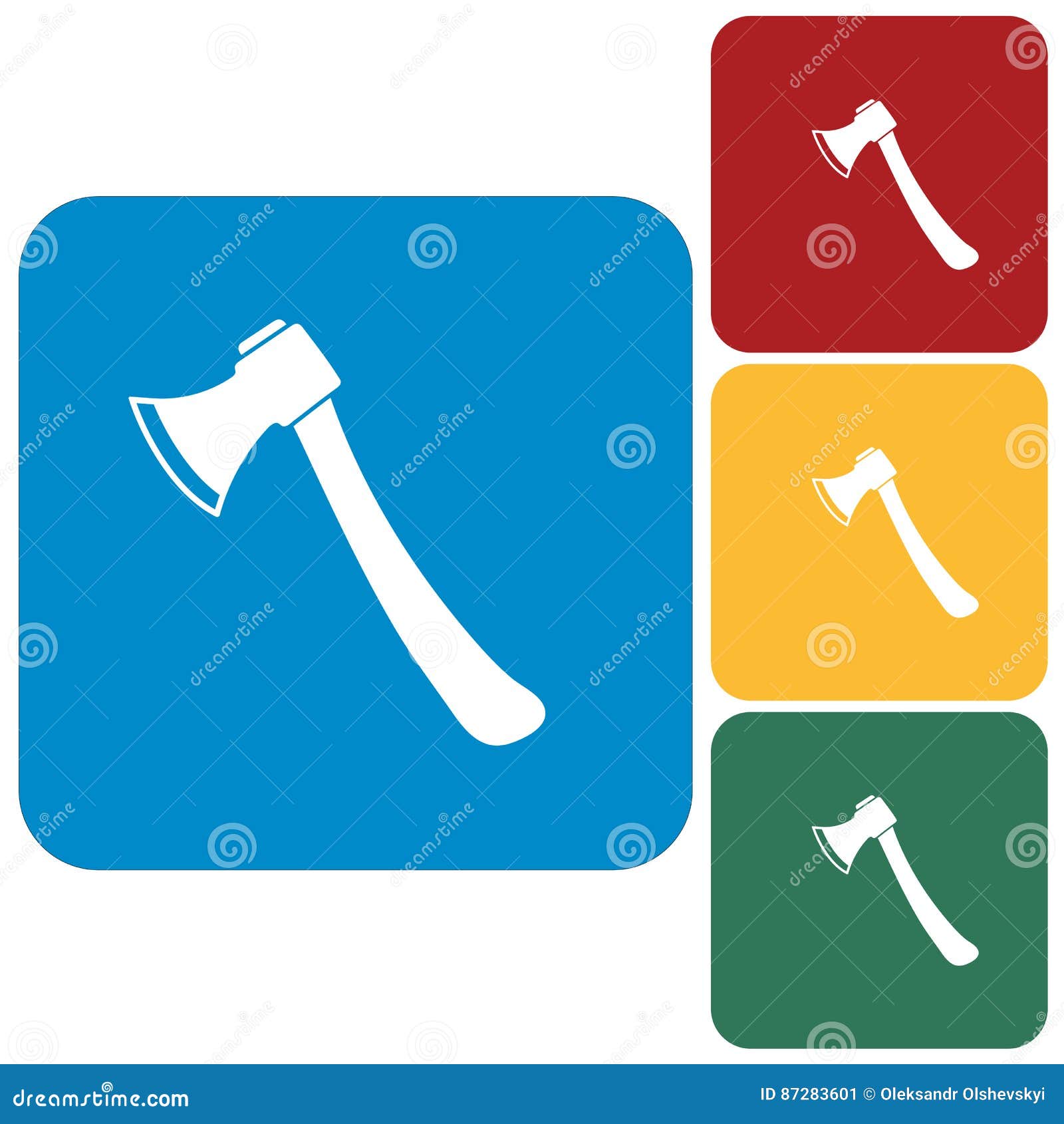 The ax icon. Axe symbol stock vector. Illustration of builder - 87283601