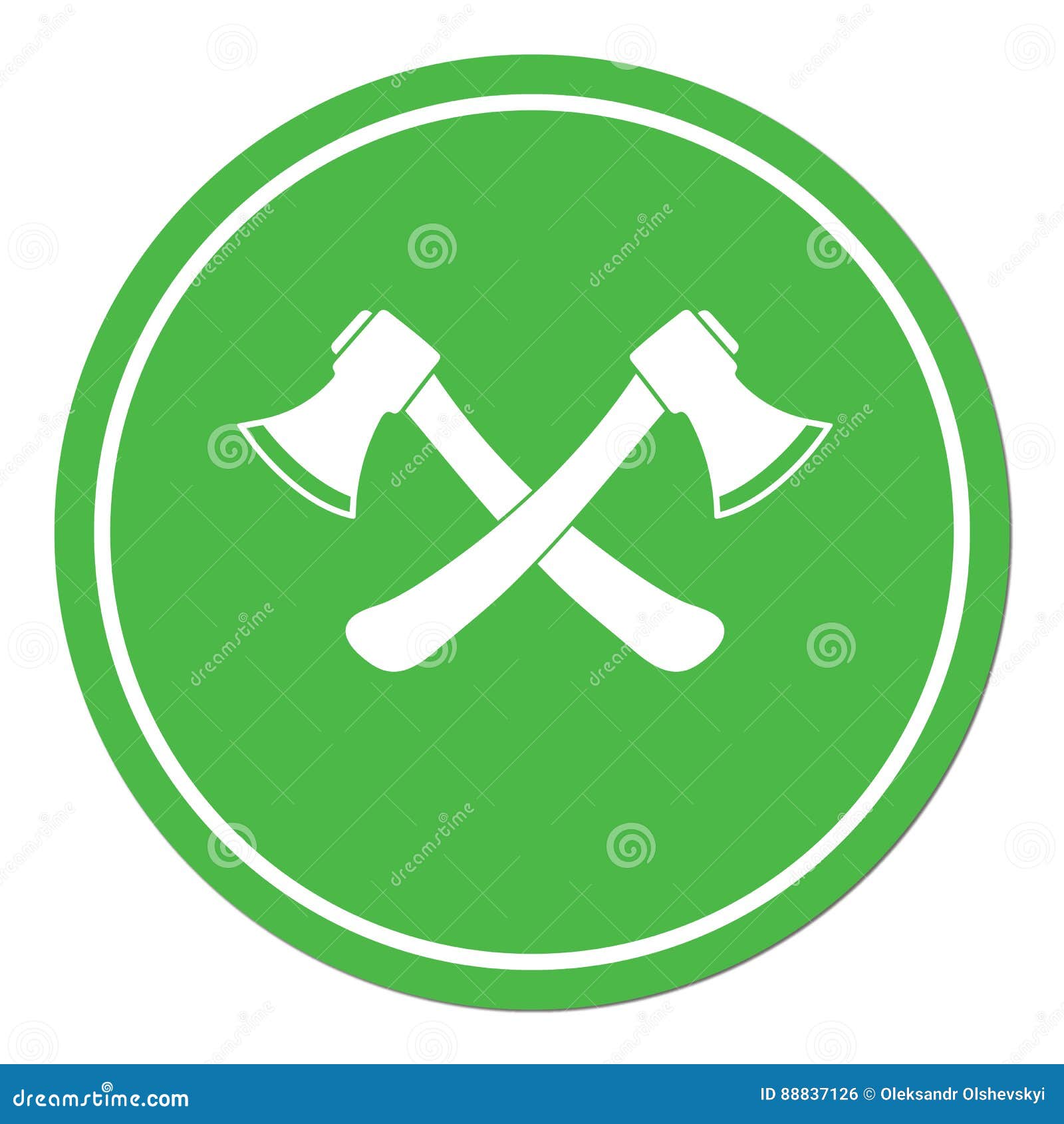 The ax icon stock vector. Illustration of steel, symbol - 88837126