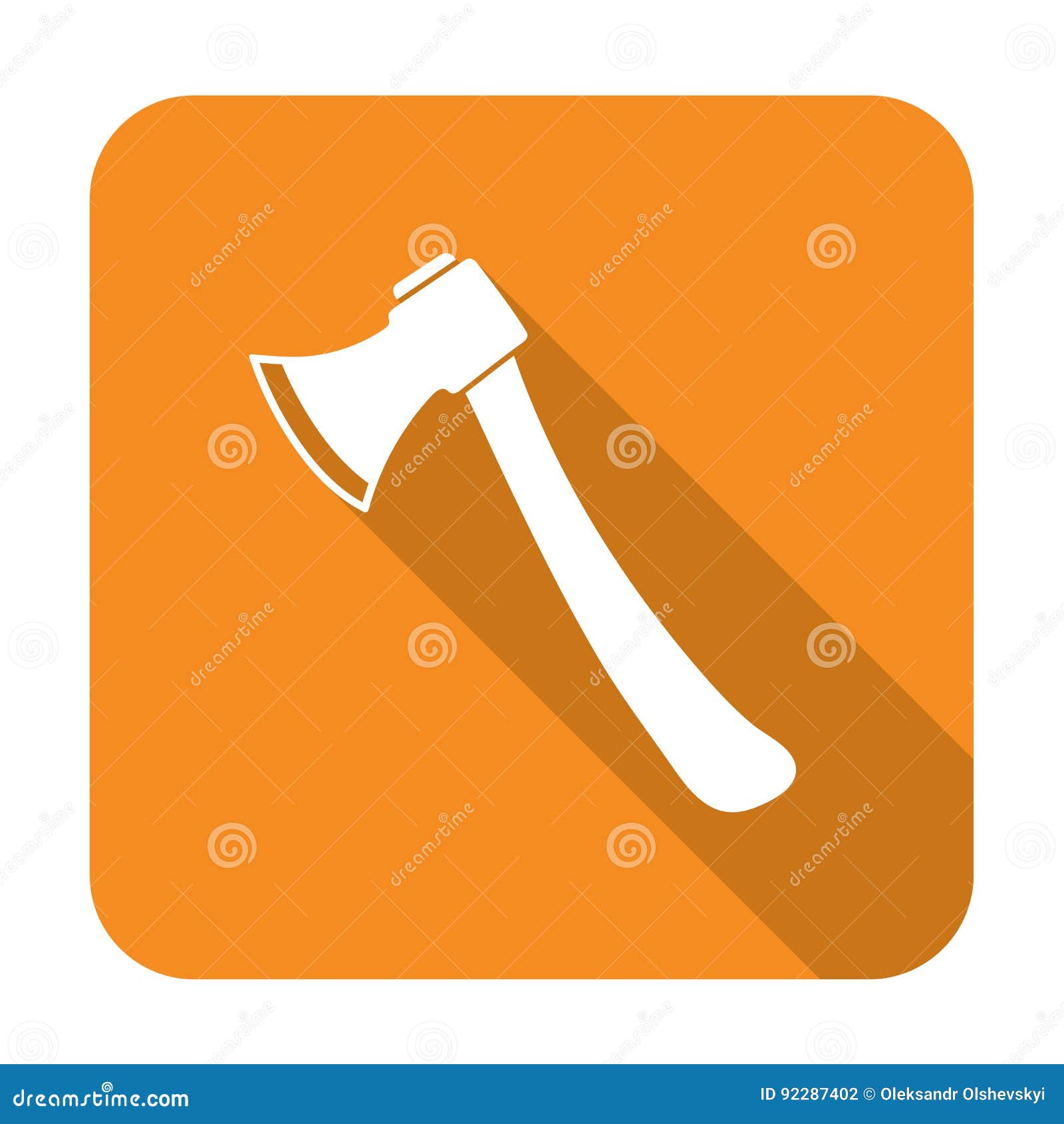 The ax icon. Axe symbol stock vector. Illustration of architecture ...