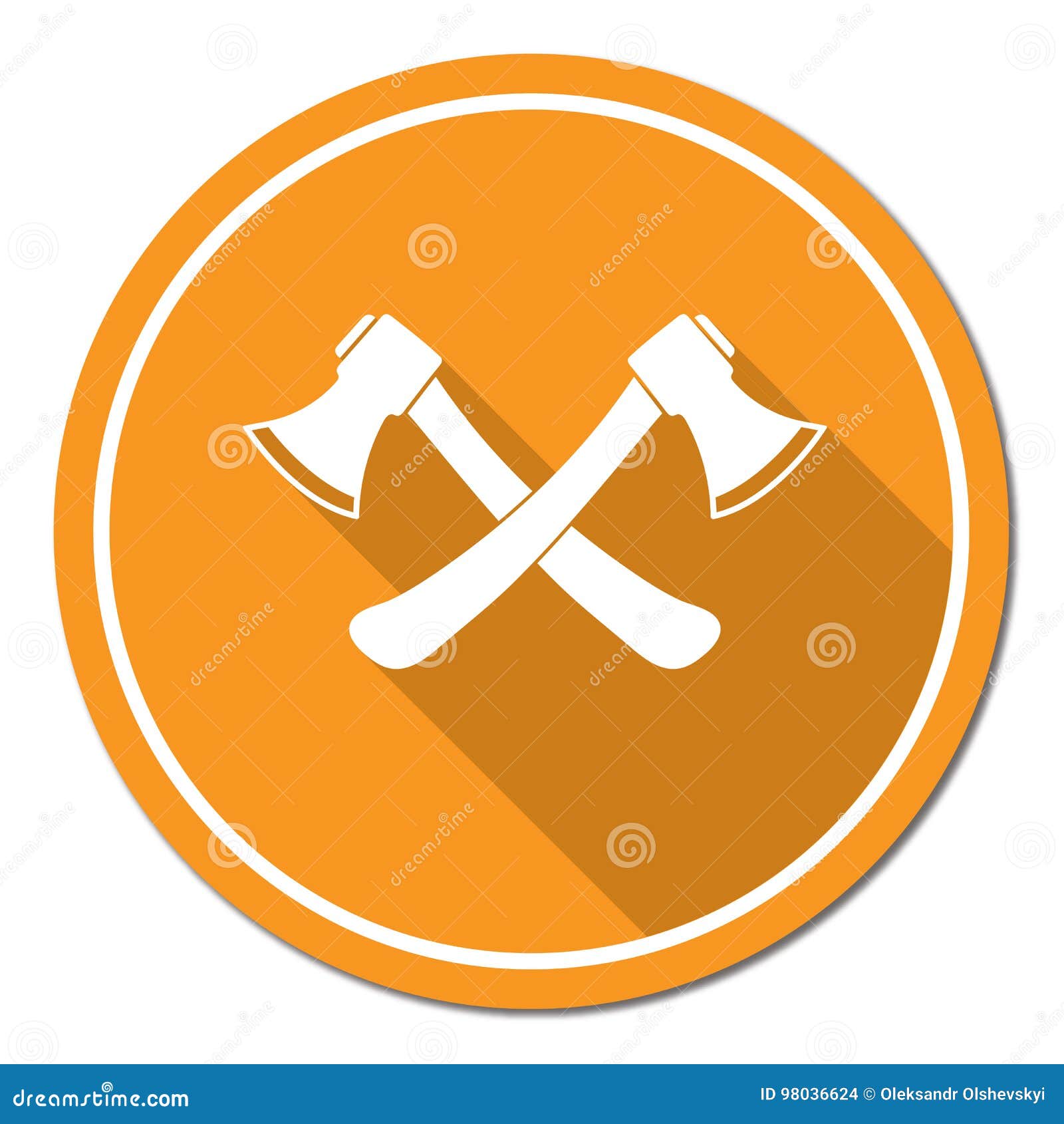 The ax icon. Axe symbol stock vector. Illustration of architecture ...