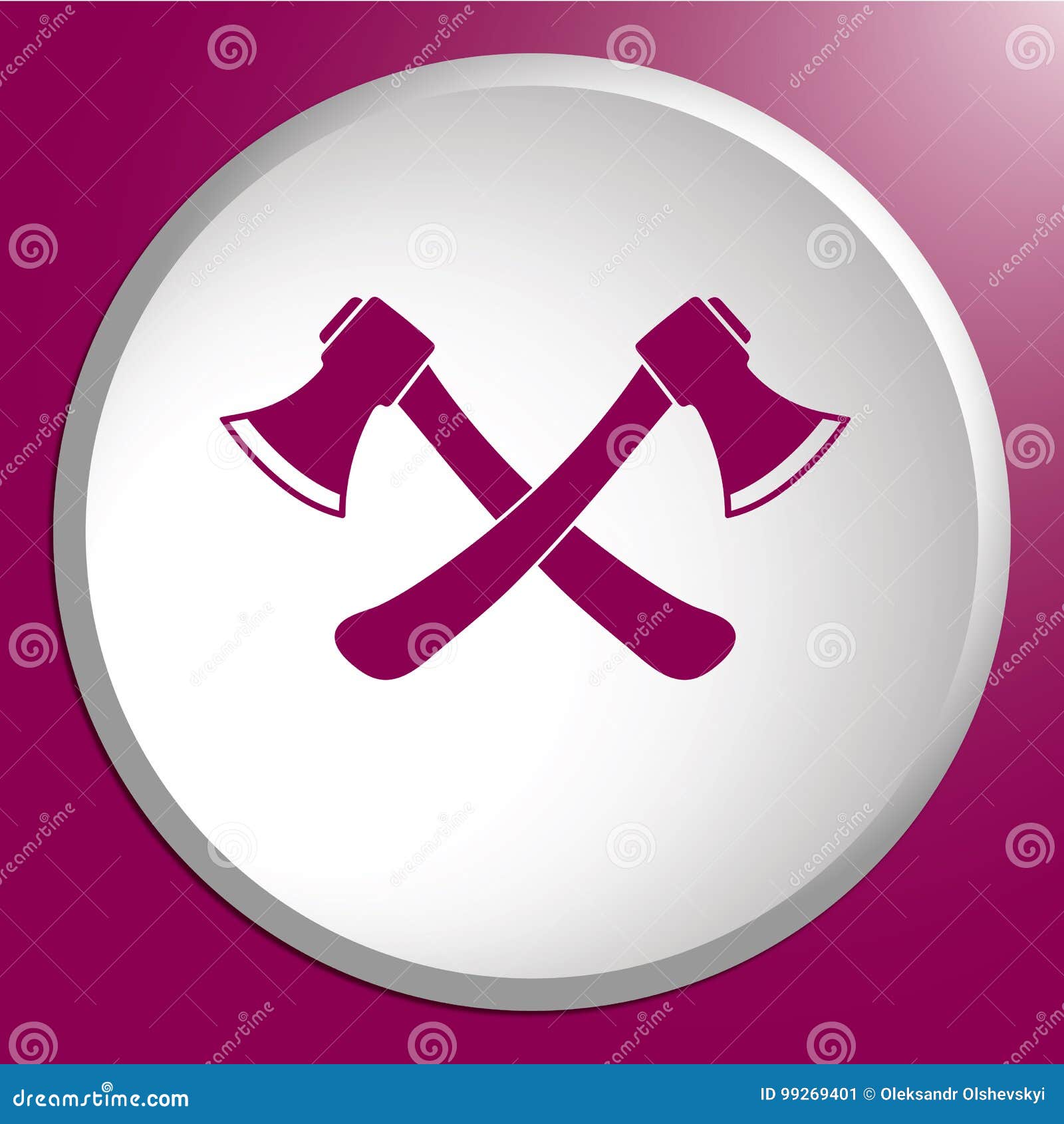 The ax icon. Axe symbol stock vector. Illustration of design - 99269401