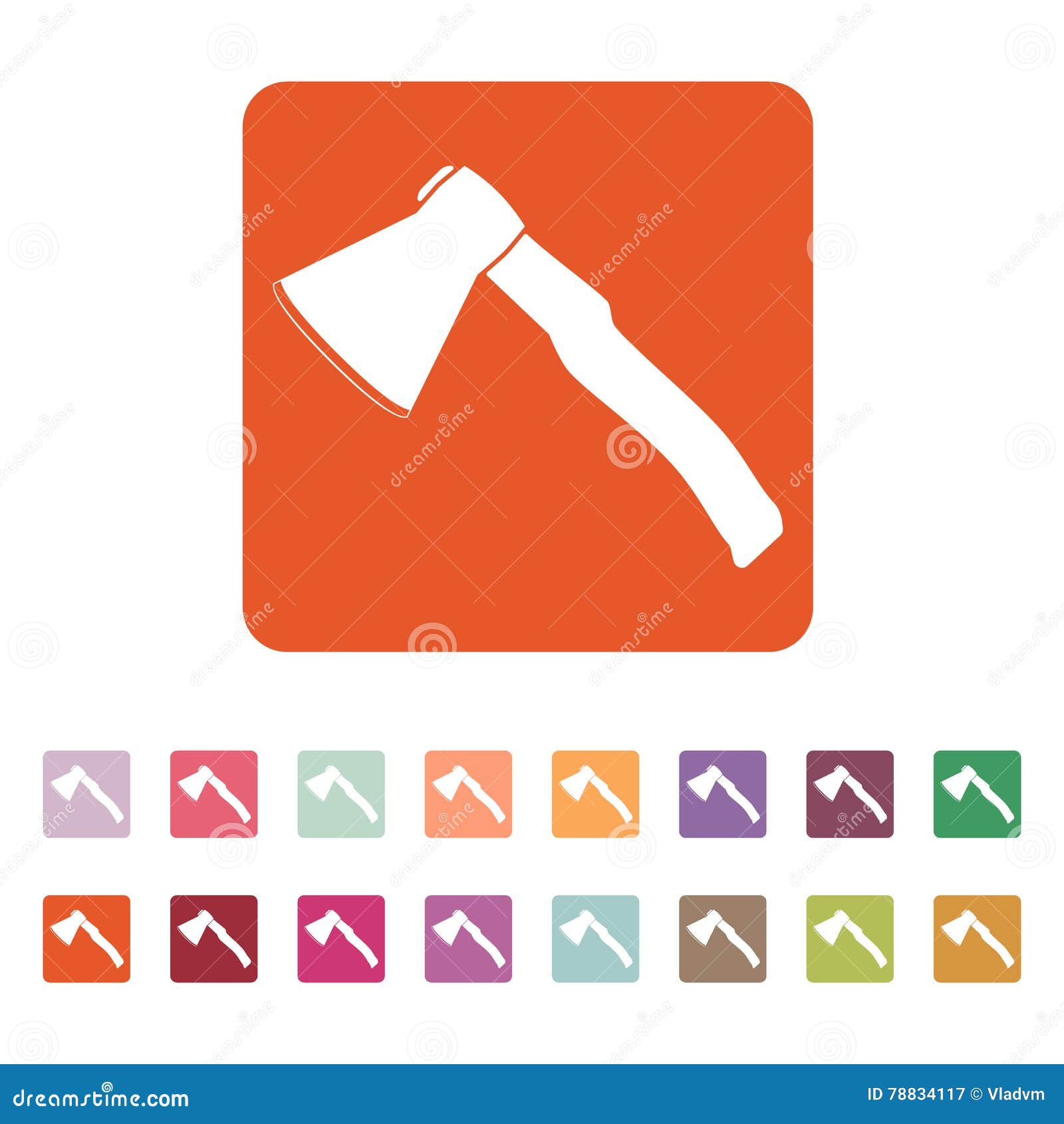 The ax icon. Axe symbol stock vector. Illustration of contractor - 78834117
