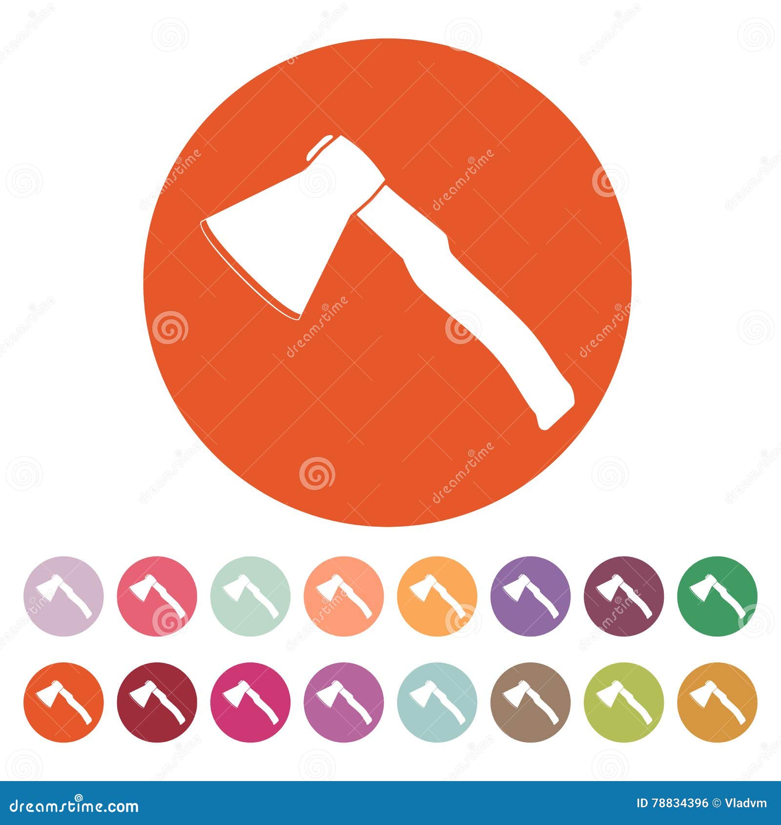 The ax icon. Axe symbol stock vector. Illustration of safety - 78834396