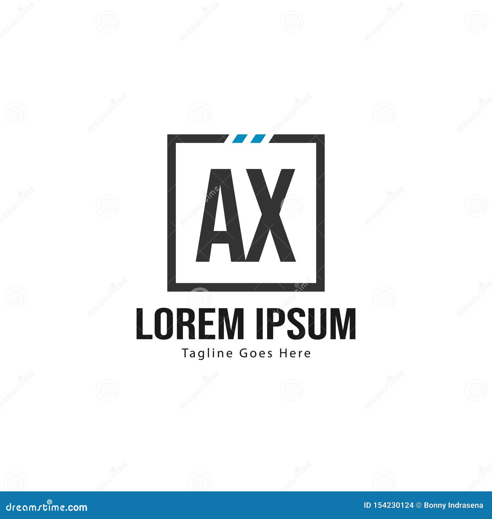AX Letter Logo Design. Creative Modern AX Letters Icon Illustration ...