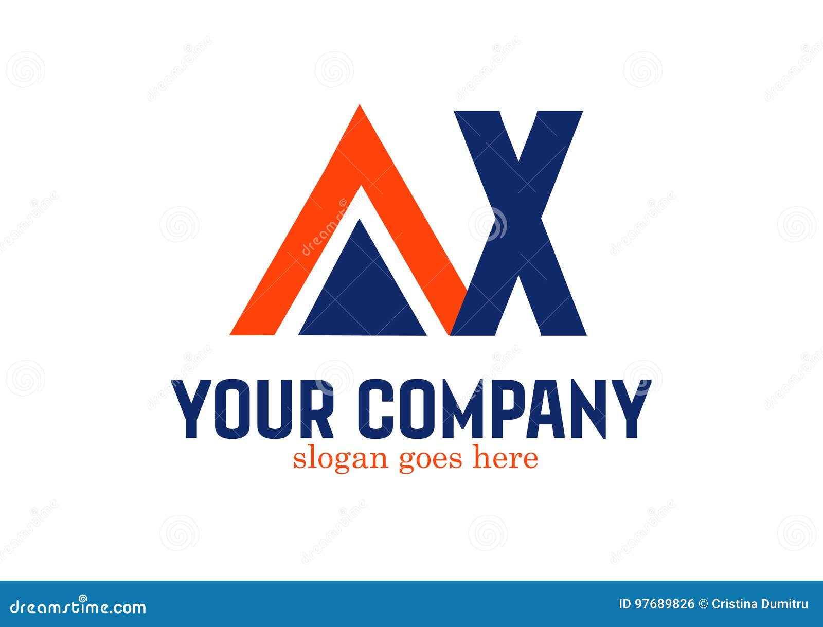 AX Letter Logo Design Vector Stock Vector - Illustration of purple ...