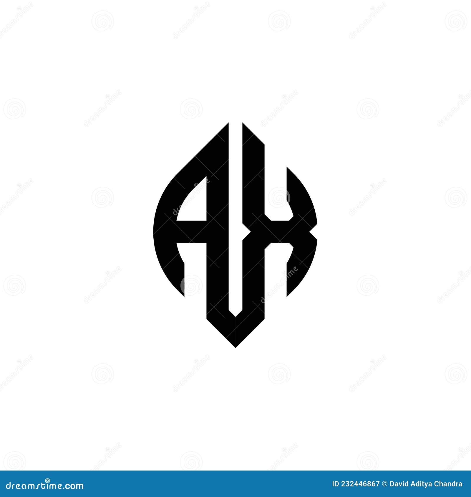 AX Logo Monogram Geometric Shape Style Stock Vector - Illustration of ...