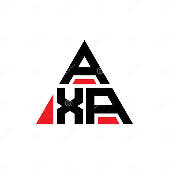 AXA Triangle Letter Logo Design with Triangle Shape. AXA Triangle Logo ...