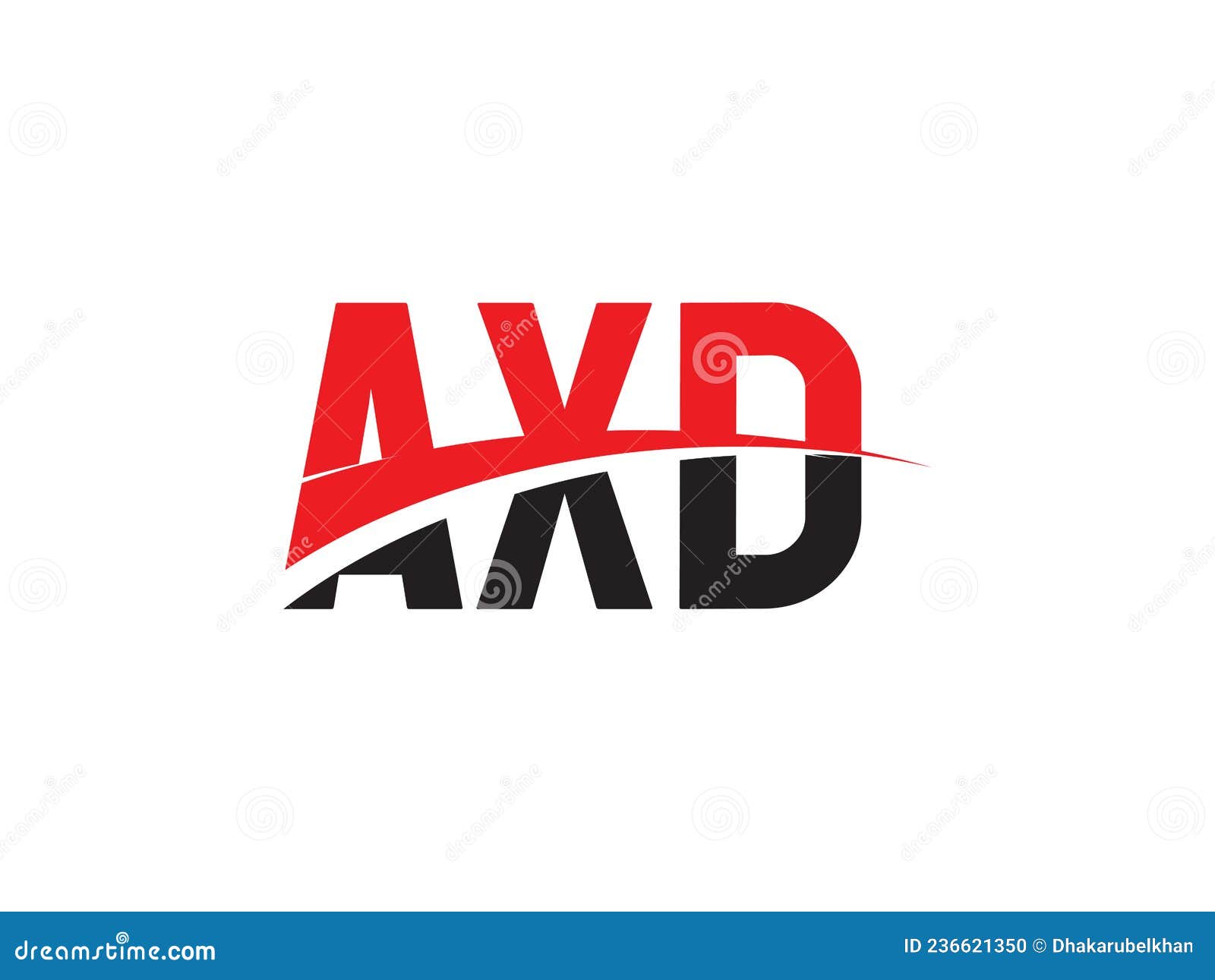 AXD Letter Initial Logo Design Vector Illustration Stock Vector ...