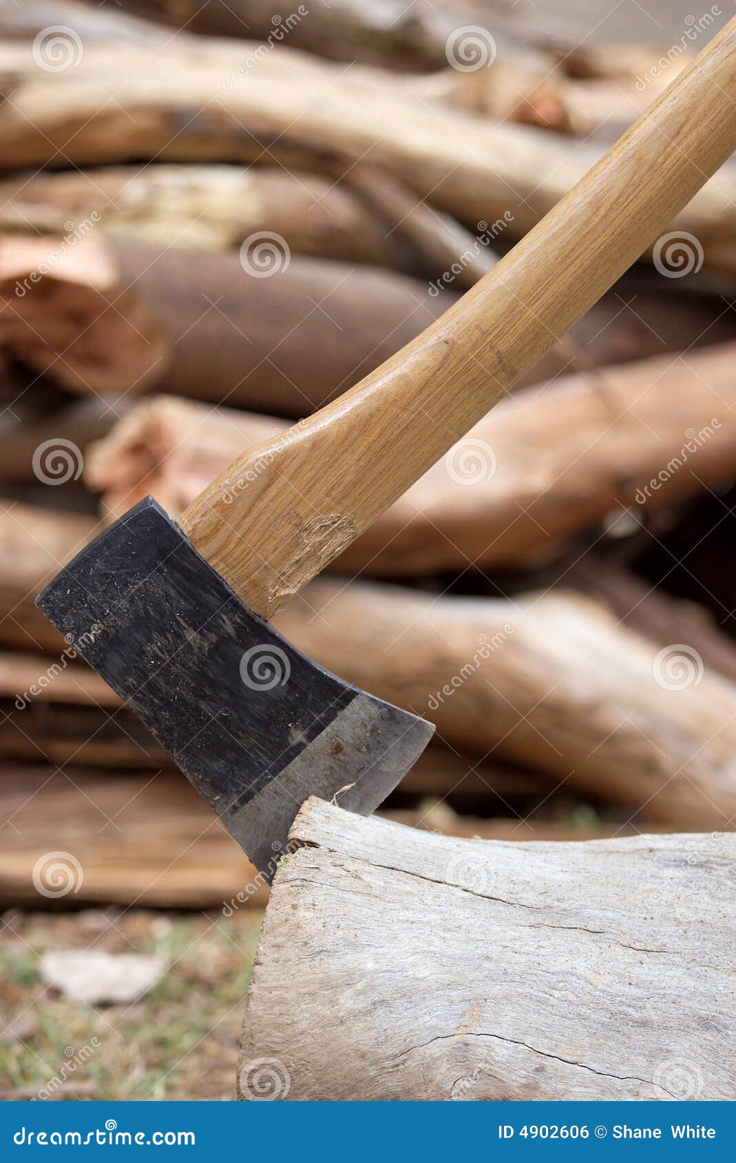 Axe stock photo. Image of blade, timber, objects, wooden - 4902606