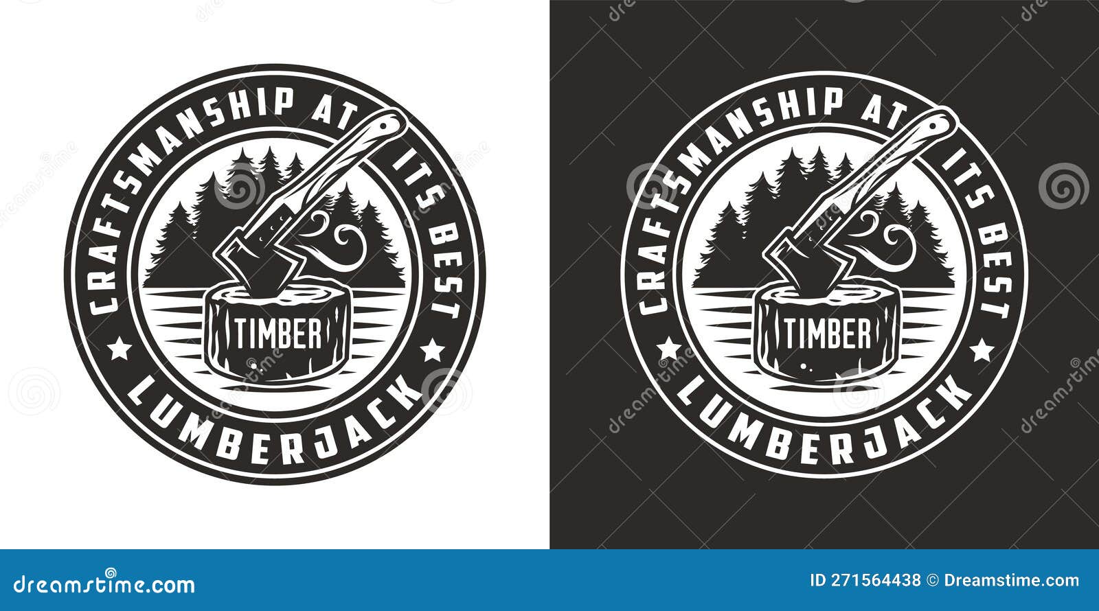 Axe or Ax of Lumberjack, Axeman. Hatchet for Chop Stock Vector ...