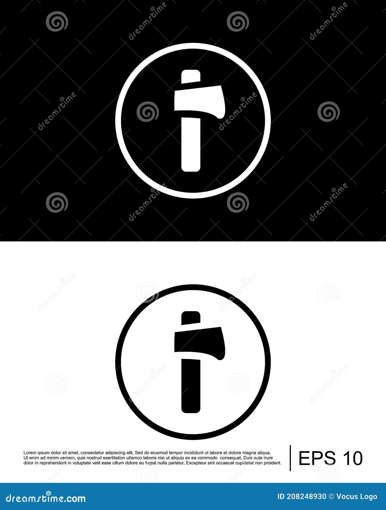 Axe, Axe Tool, Axe Weapon, Blade, Woodcutting Icon Stock Vector ...