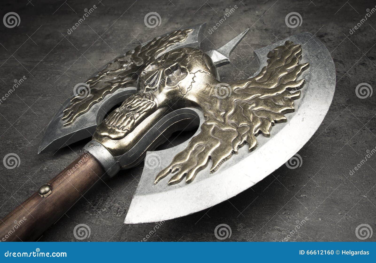 Axe blade close up stock photo. Image of halberd, engraving - 66612160