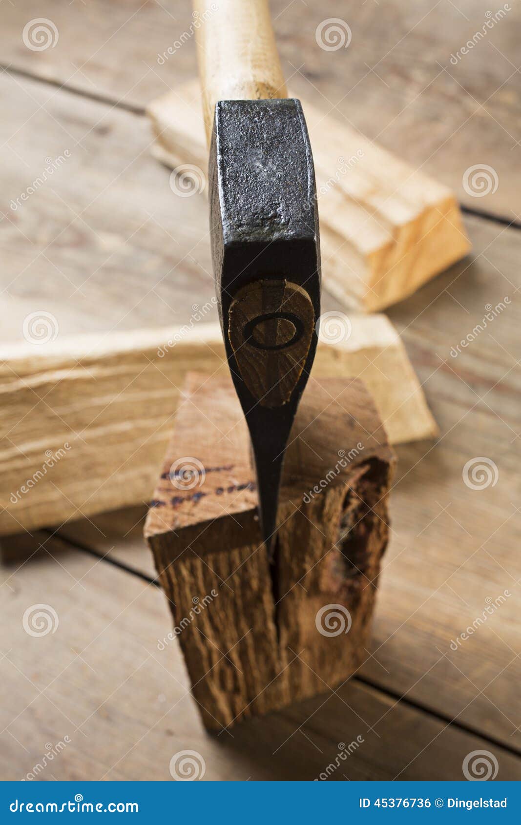 Axe in a block of wood stock photo. Image of country - 45376736