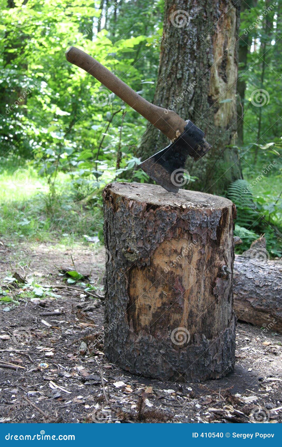 Axe, Chop firewood stock photo. Image of wood, billet, cutter - 410540