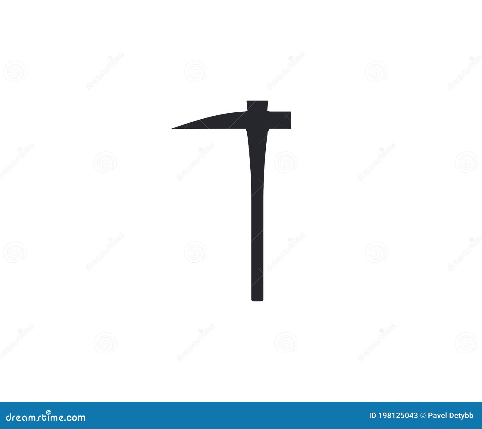 Axe, Hatchet, Pick, Tool Icon. Vector Illustration, Flat Design. Stock ...
