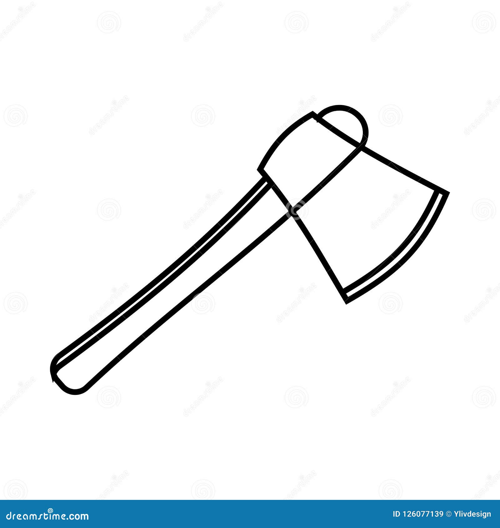 Axe icon, outline style stock image. Image of chopping - 126077139 Axe icon, outline style stock image. Image of chopping - 126077139