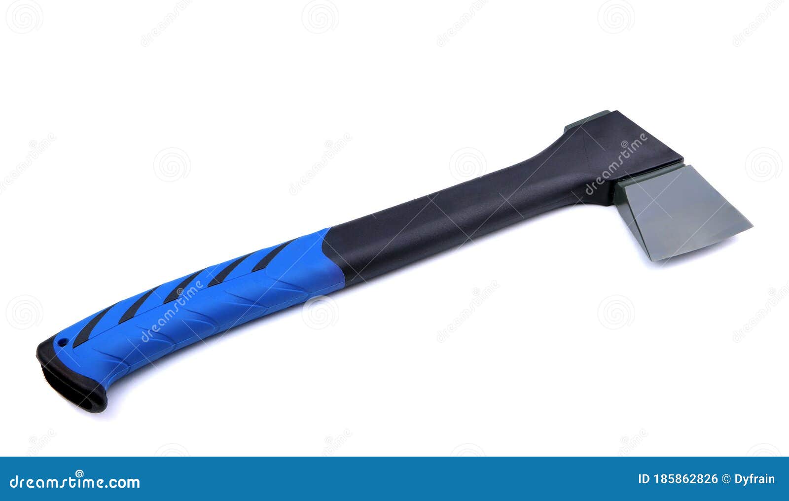 An Axe Isolated on a White Background. an Ax. a Hatchet with Blue-black ...