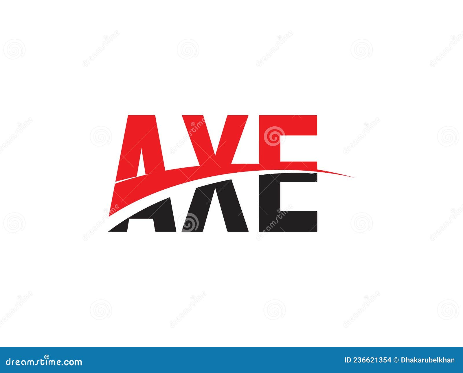 AXE Letter Initial Logo Design Vector Illustration Stock Vector ...