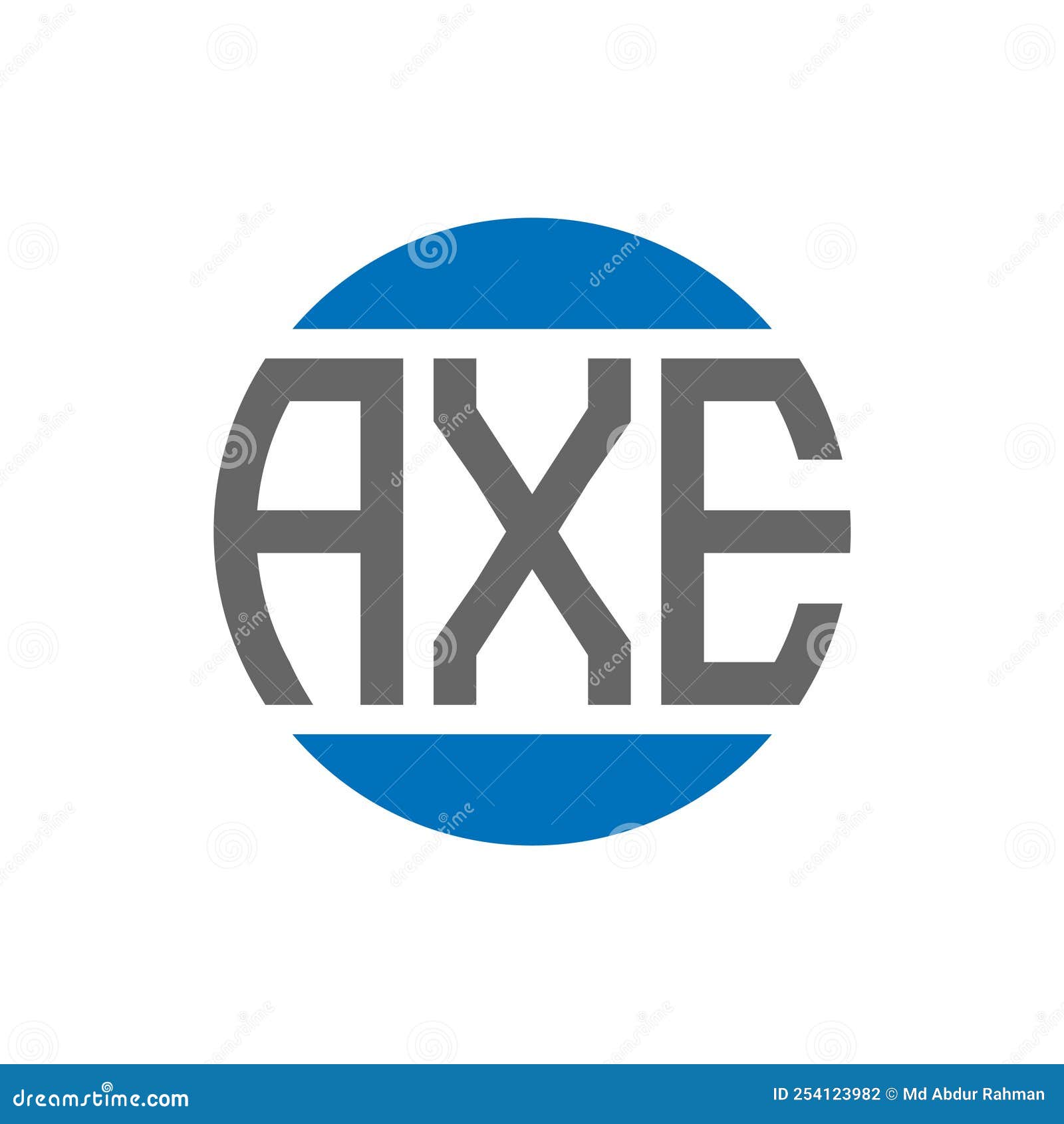 AXE Letter Logo Design on White Background. AXE Creative Initials ...
