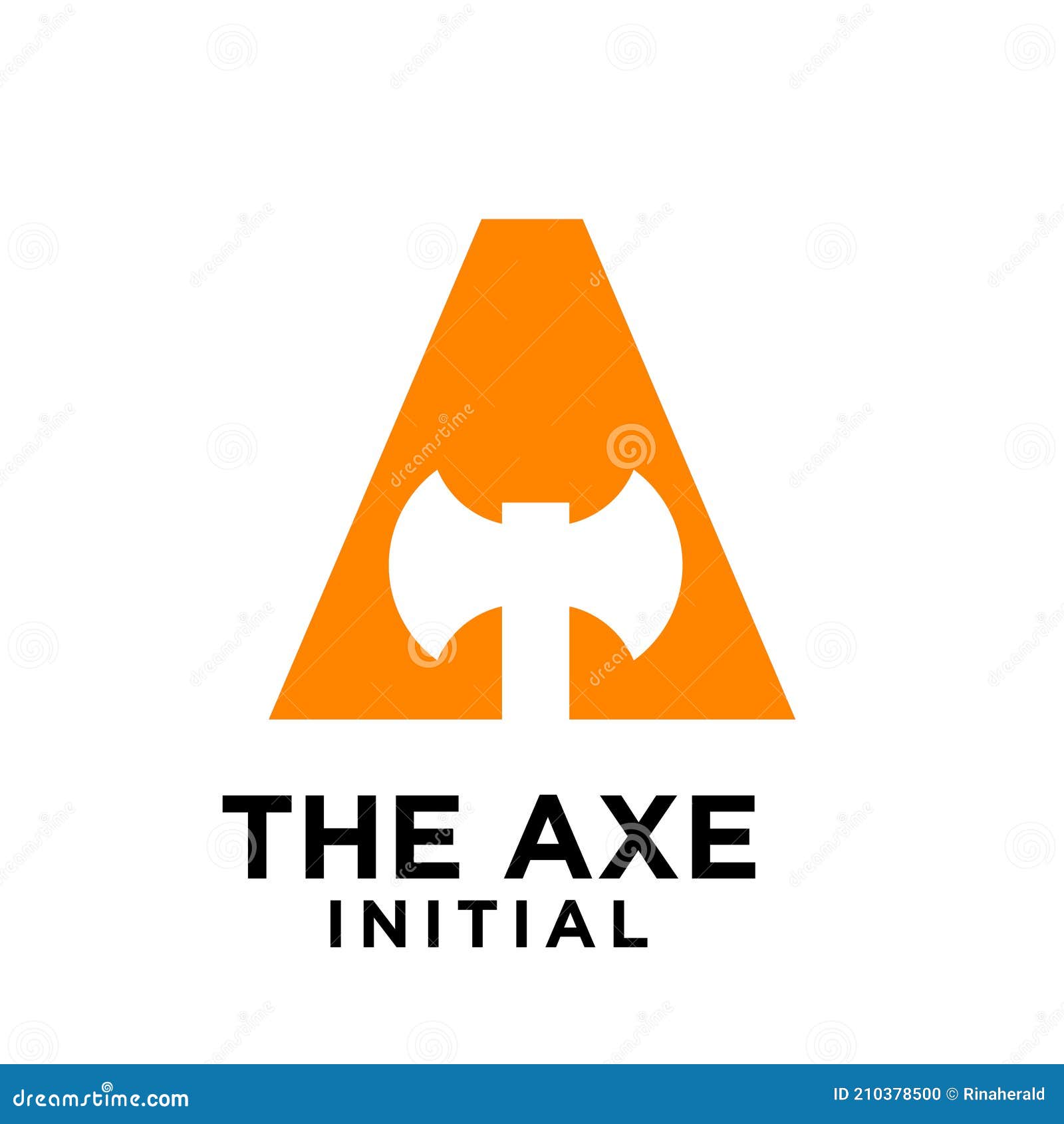 Axe Letter a Logo Icon Design Stock Illustration - Illustration of ...
