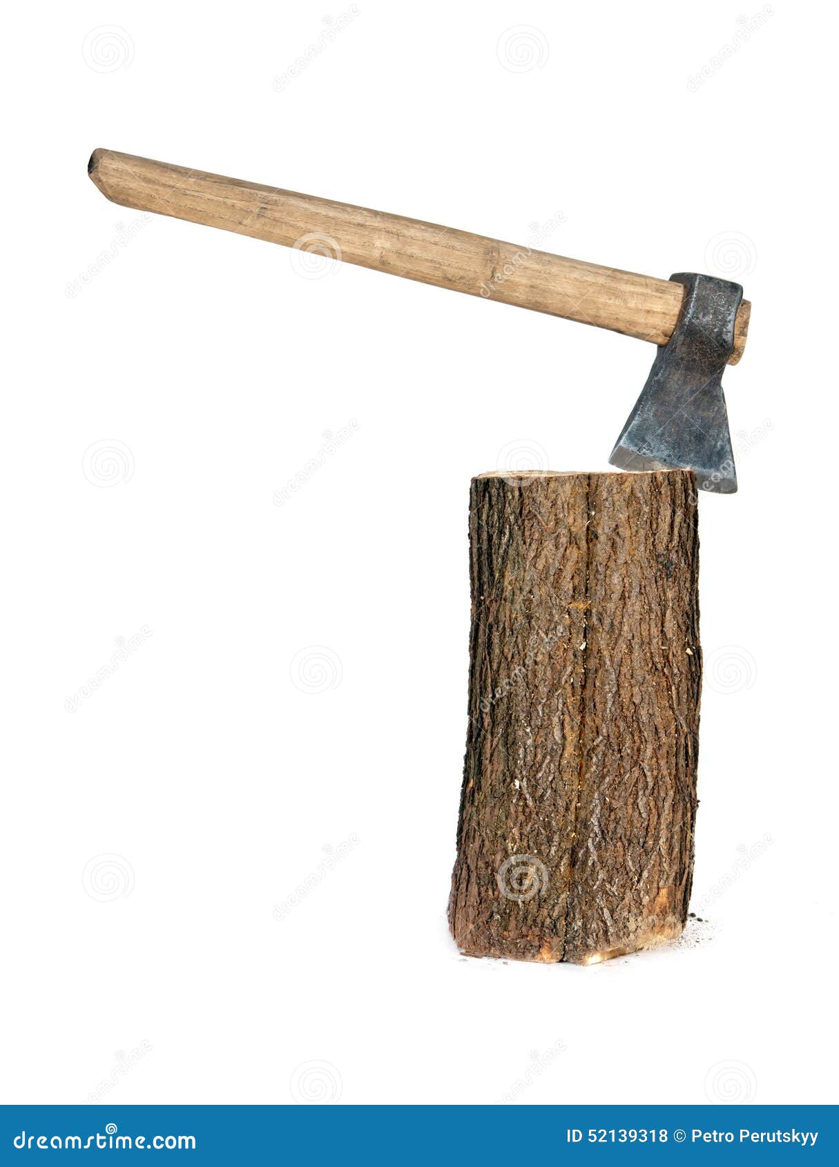 Axe and log stock photo. Image of rusty, fire, forest - 52139318
