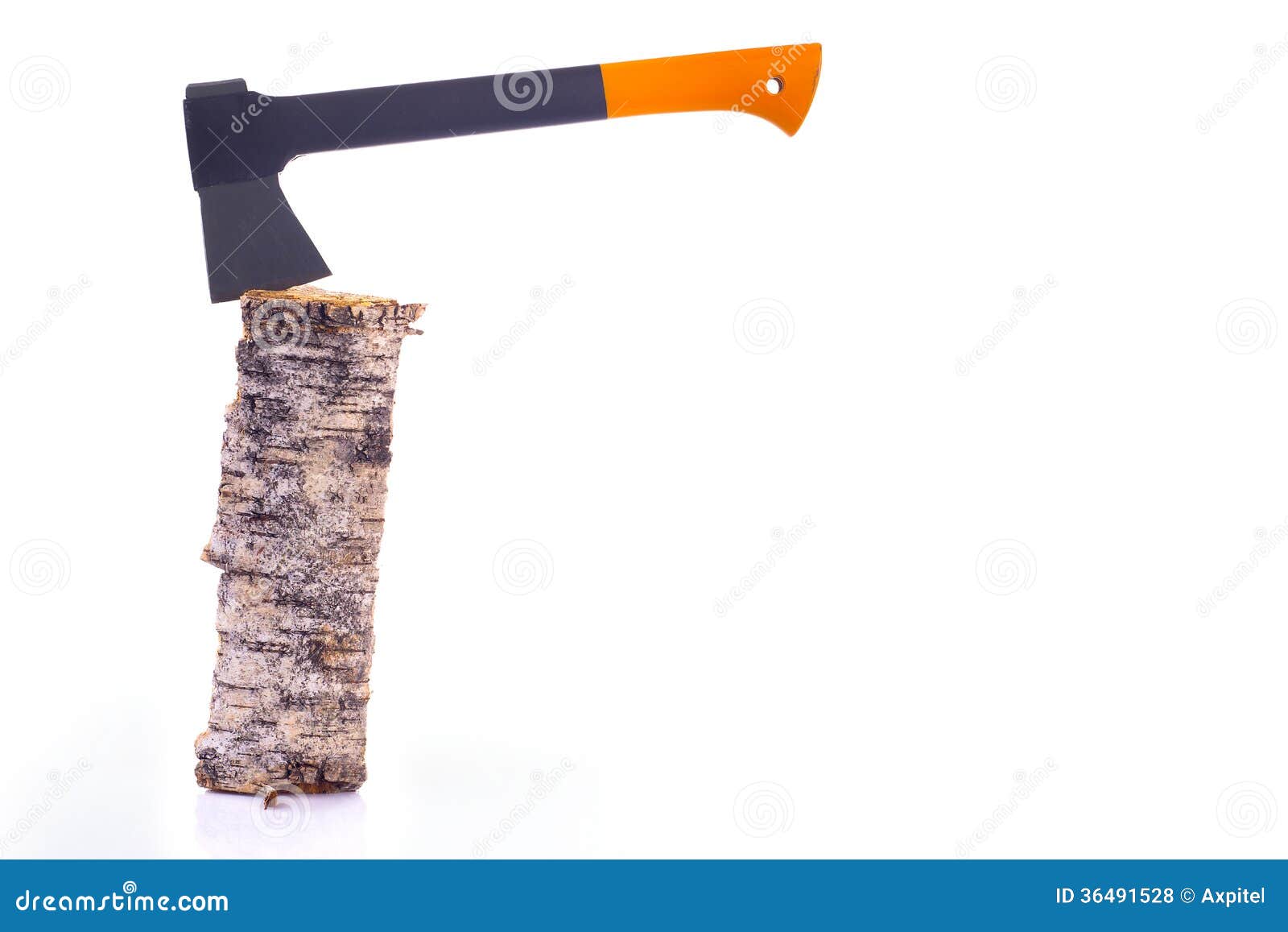 Axe and log stock photo. Image of environment, hack, hatchet - 36491528